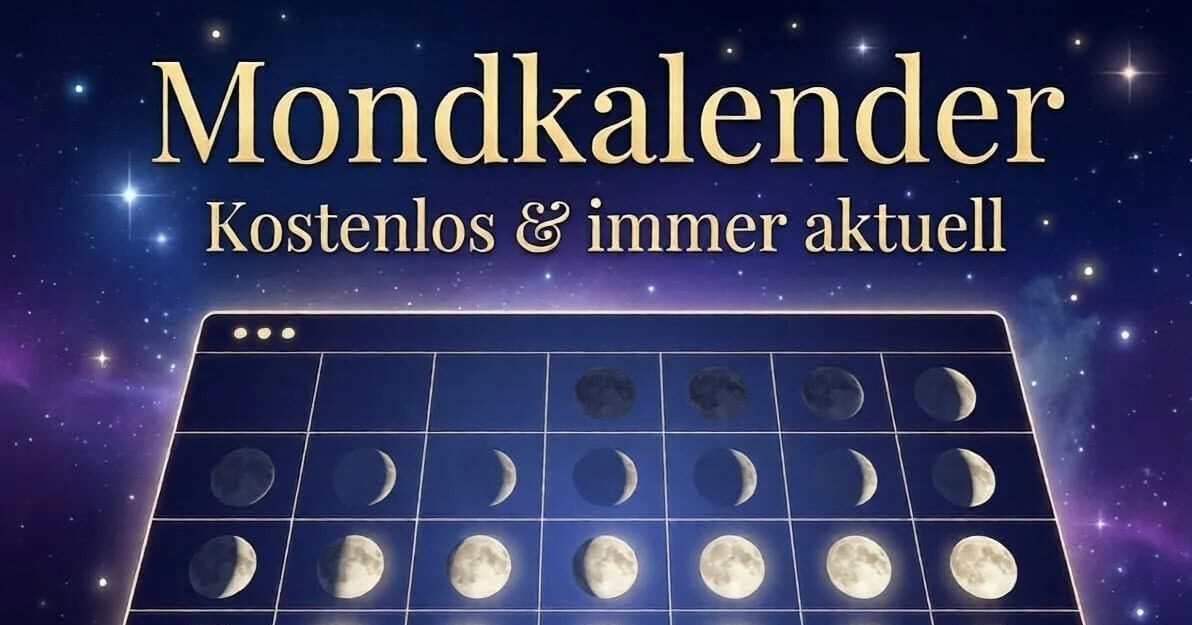 Mondphase heute – Aktuelle Mondphasen & Sichtbarkeit